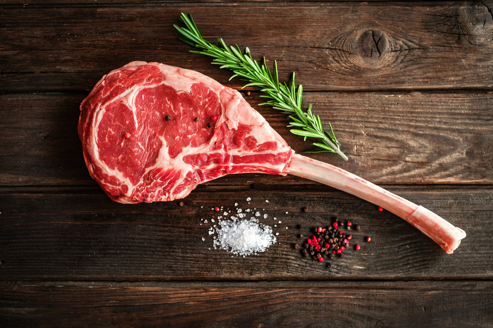 Beef Tomahawk Steak | Premium Bone-In Ribeye for Braai & Grill | Meat ...